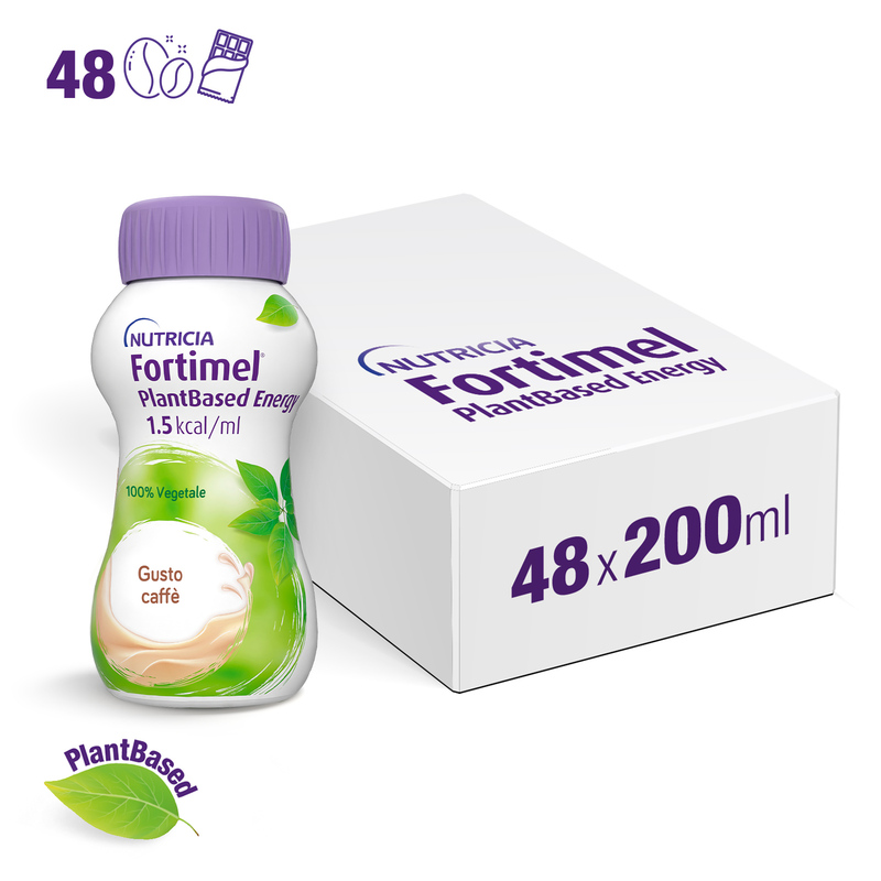 FORTIMEL PLANT BASED ENERGY Caffè 48x200ml | Direct Nutricia