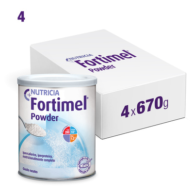 FORTIMEL Powder Neutro 4x670g | Direct Nutricia 4 Barattoli da 670g