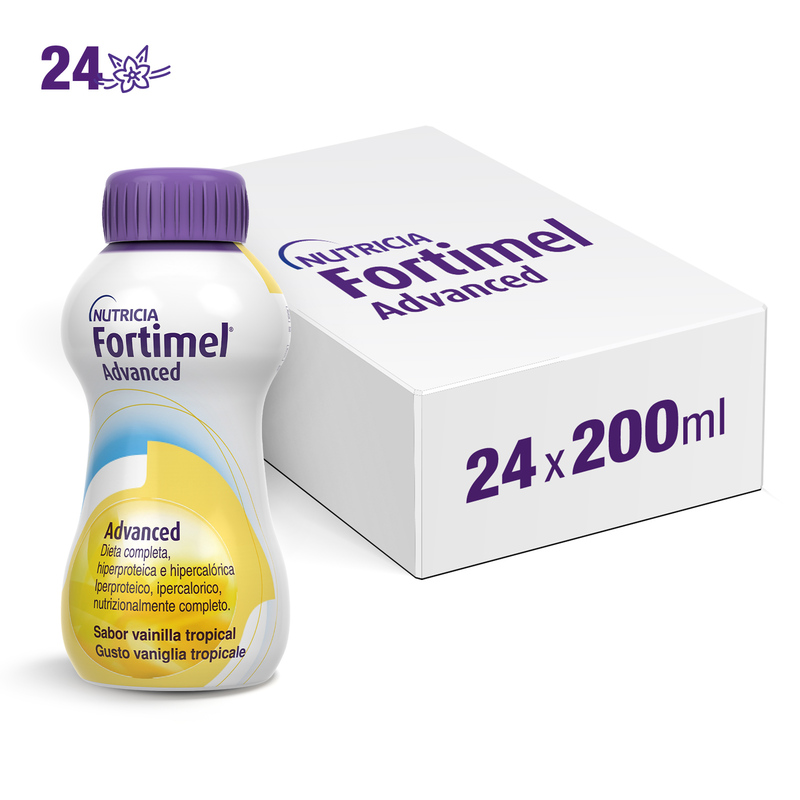 FORTIMEL Advanced Vaniglia 24x200ml|Direct Nutricia 24 Bottiglie da 200ml