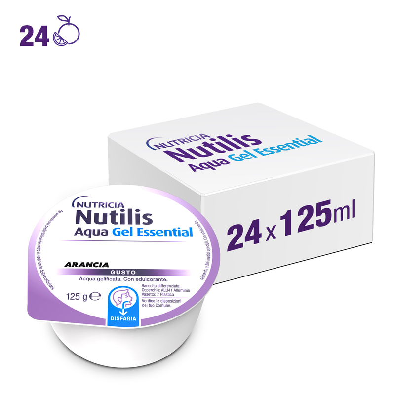 NUTILIS AQUA GEL ESSENTIAL Arancia 24x125ml |DirectNutricia