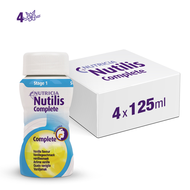 NUTILIS COMPLETE Stage 1 Vaniglia 4x125ml | Direct Nutricia