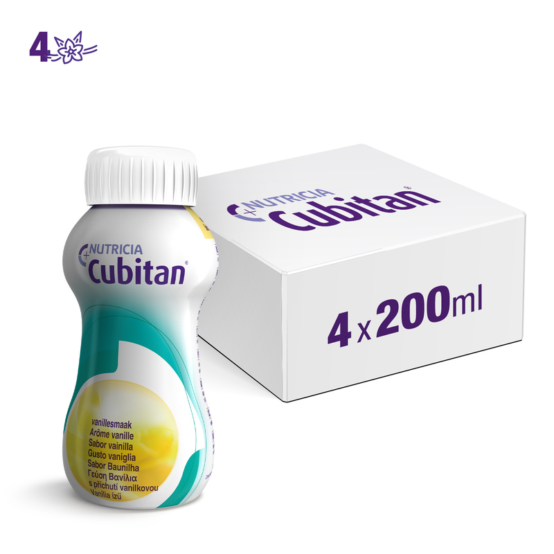 CUBITAN Vaniglia 4x200ml | Direct Nutricia