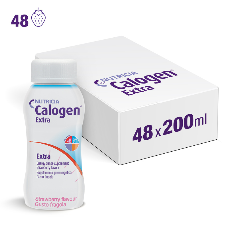 CALOGEN EXTRA Fragola 48x200ml | Direct Nutricia