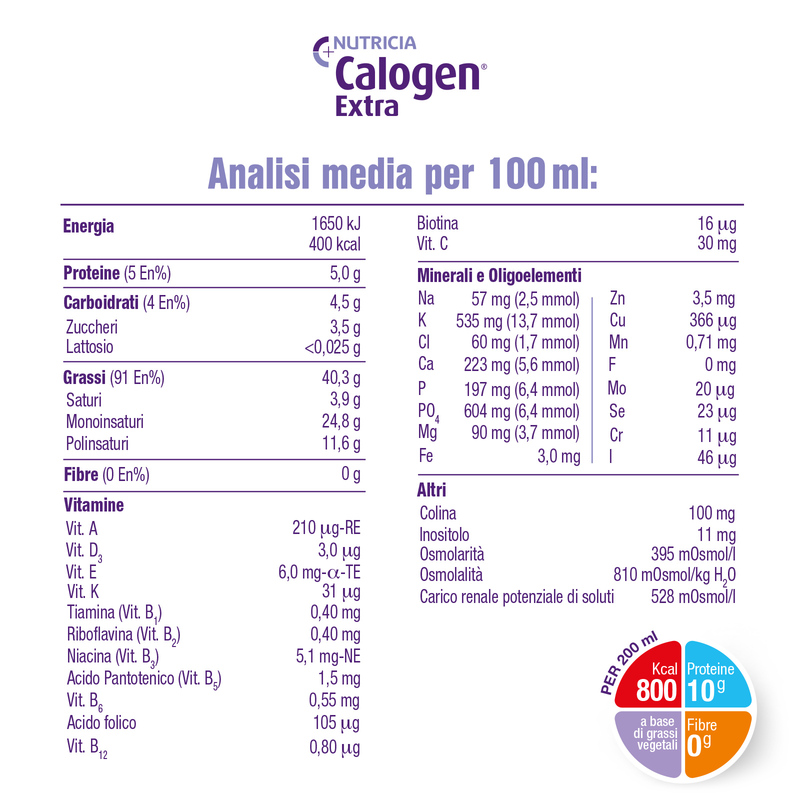 CALOGEN EXTRA Neutro 48x200ml | Direct Nutricia