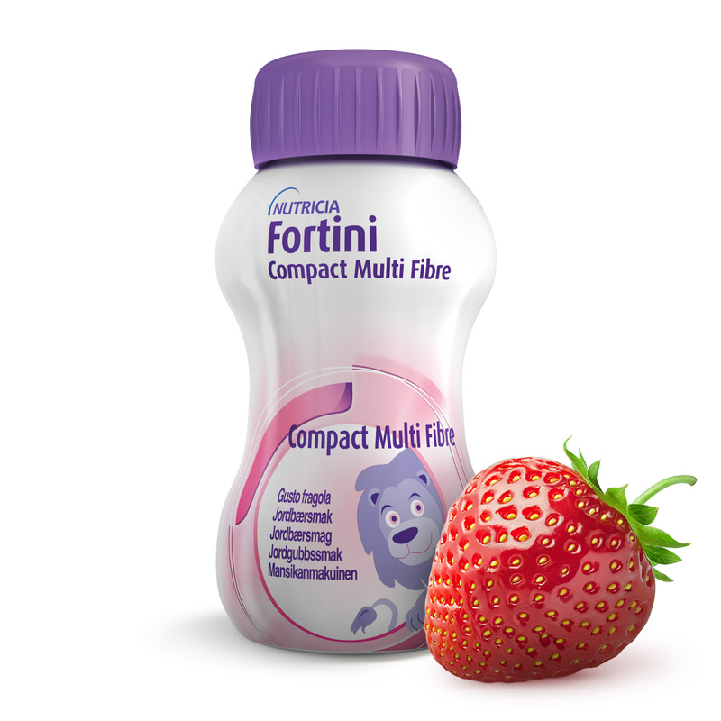 FORTINI COMPACT MULTIFIBRE Fragola 4x125ml |Direct Nutricia