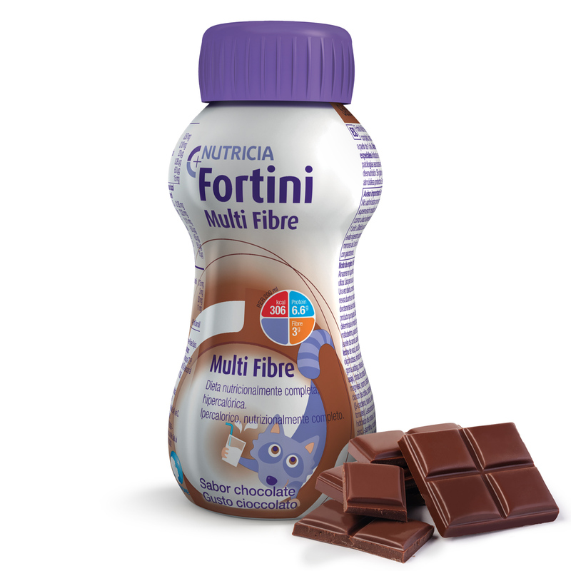 FORTINI MULTIFIBRE Cioccolato 4x200ml | Direct Nutricia