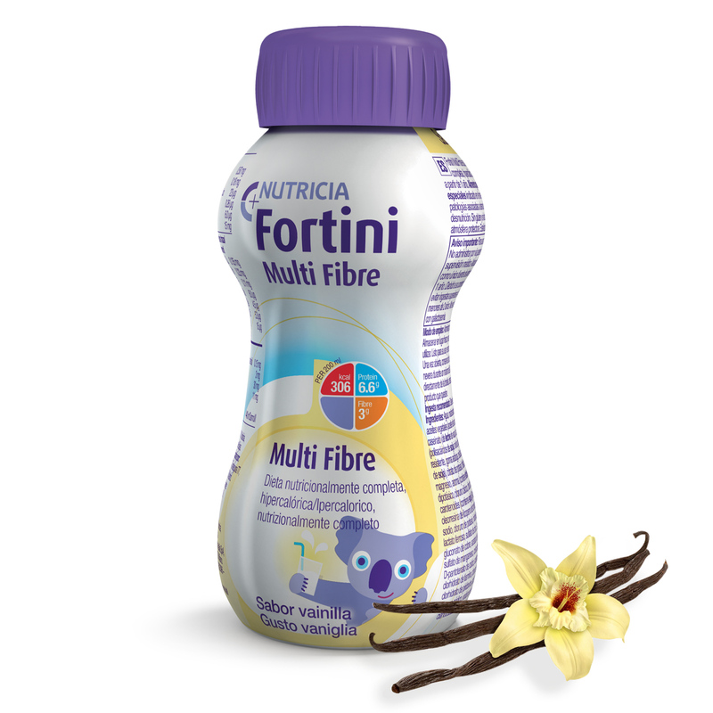 FORTINI MULTIFIBRE Vaniglia 4x200ml | Direct Nutricia
