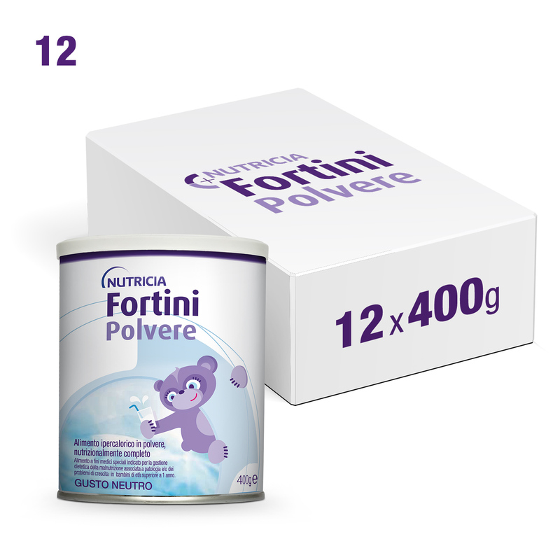 FORTINI POLVERE Neutro 12x400g | Direct Nutricia