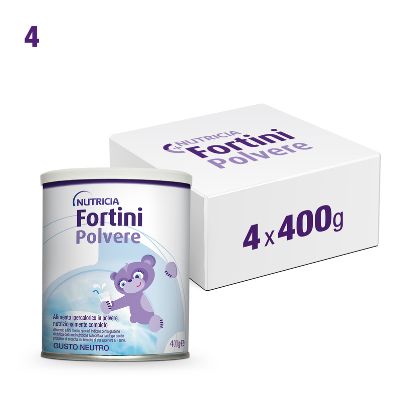 FORTINI POLVERE Neutro 4x400g | Direct Nutricia