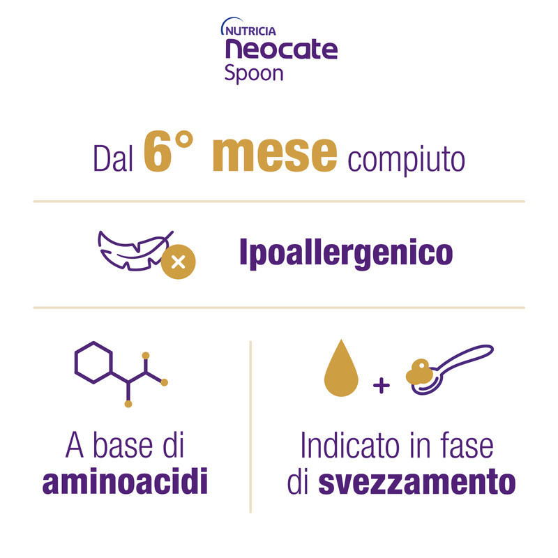 NEOCATE SPOON pappa fini medici speciali 400g|DirectNutricia