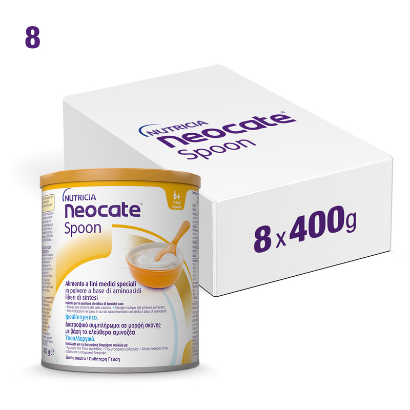 NEOCATE SPOON pappa fini medici speciali 8x400g|DirectNutricia