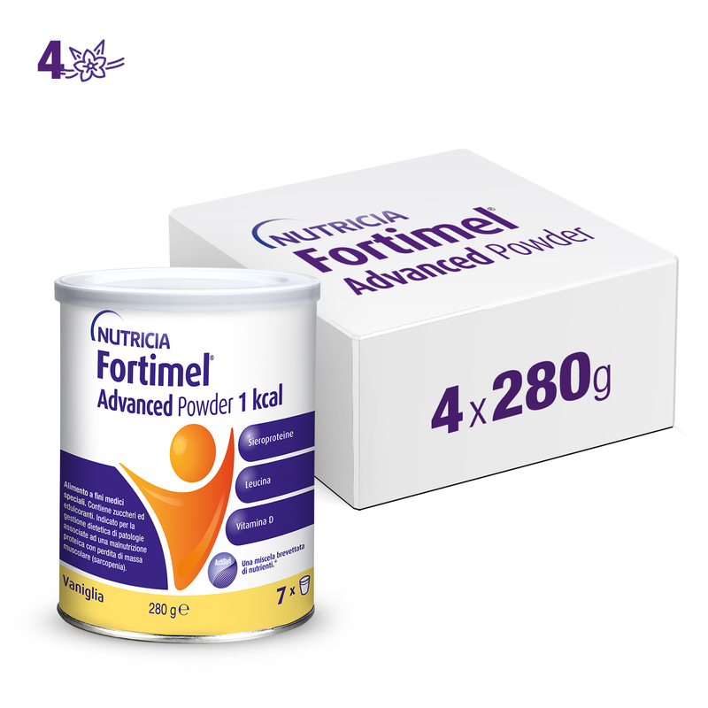 FORTIMEL ADVANCED POWDER Vaniglia 4x280g | Direct Nutricia
