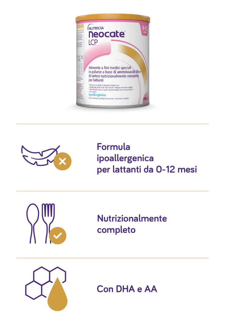 NEOCATE LCP Latte Fini Medici Speciali 400g | DirectNutricia
