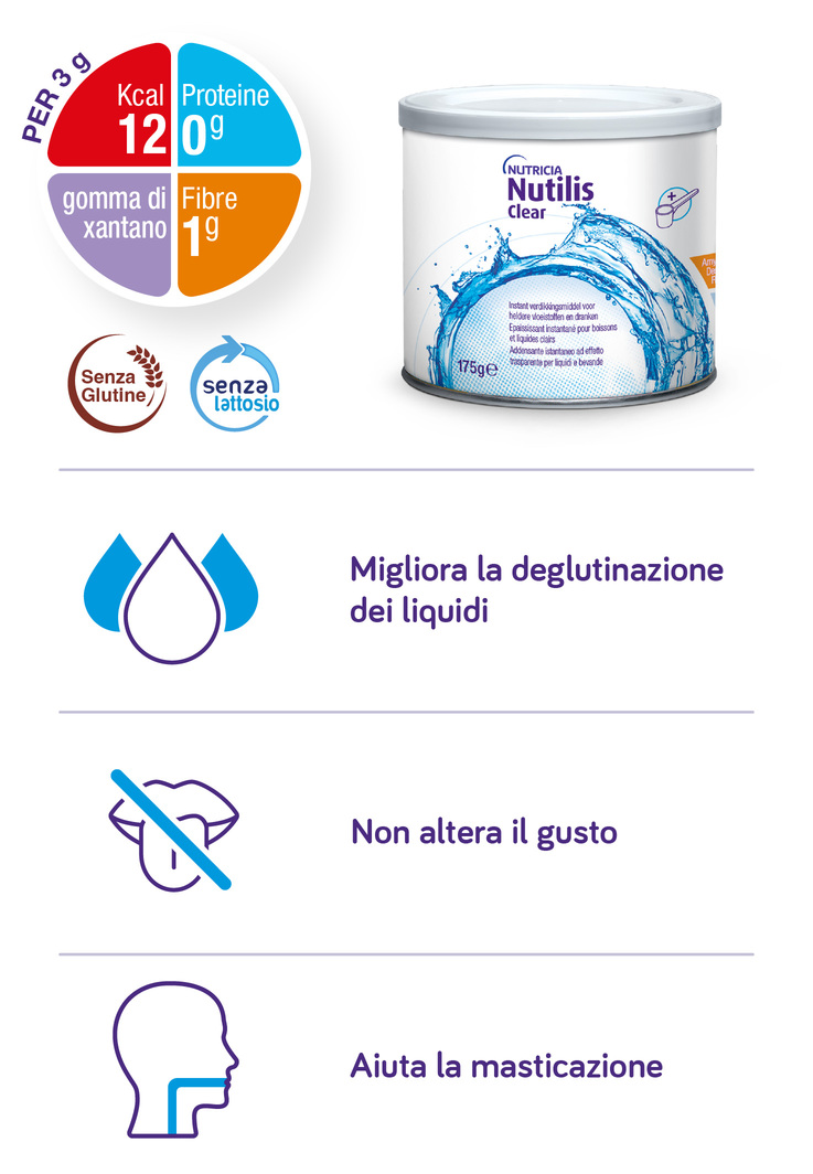 NUTILIS CLEAR, Polvere Addensante 175g | Direct Nutricia