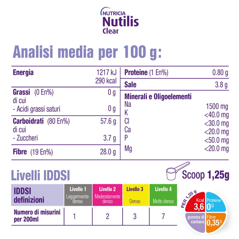 NUTILIS CLEAR, Polvere Addensante 175g | Direct Nutricia